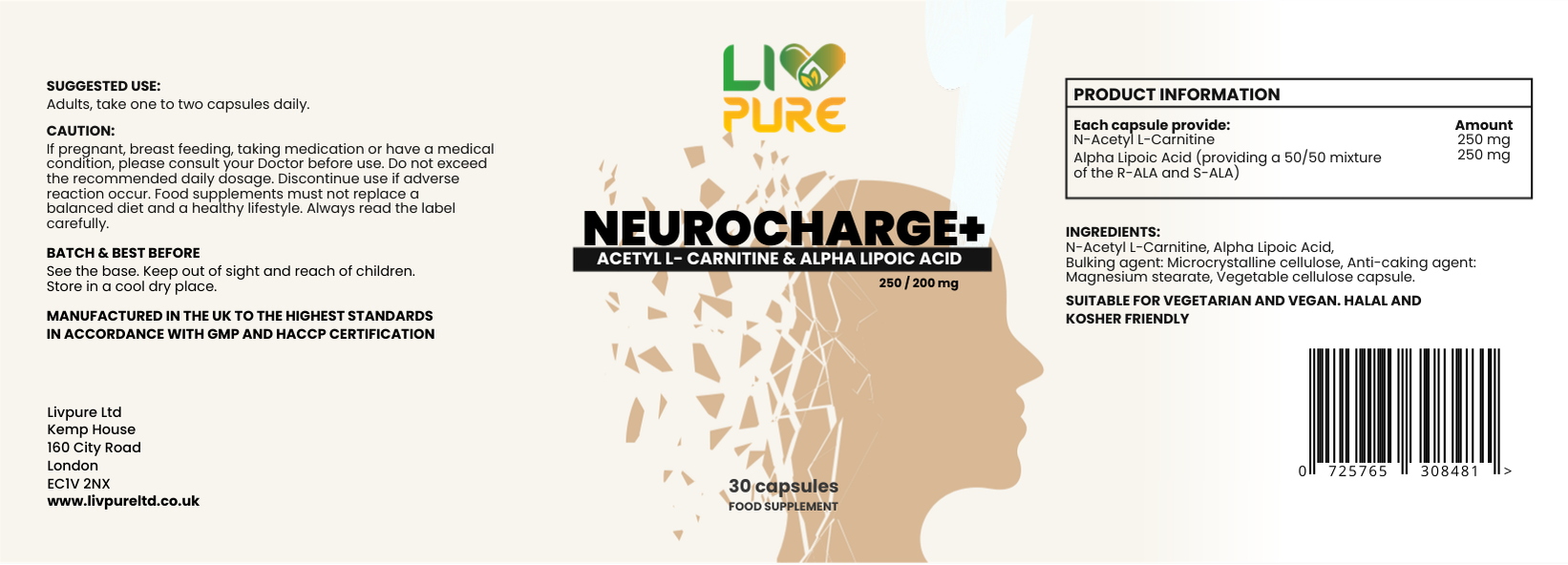 NEUROCHARGE+ – Liv Pure Ltd